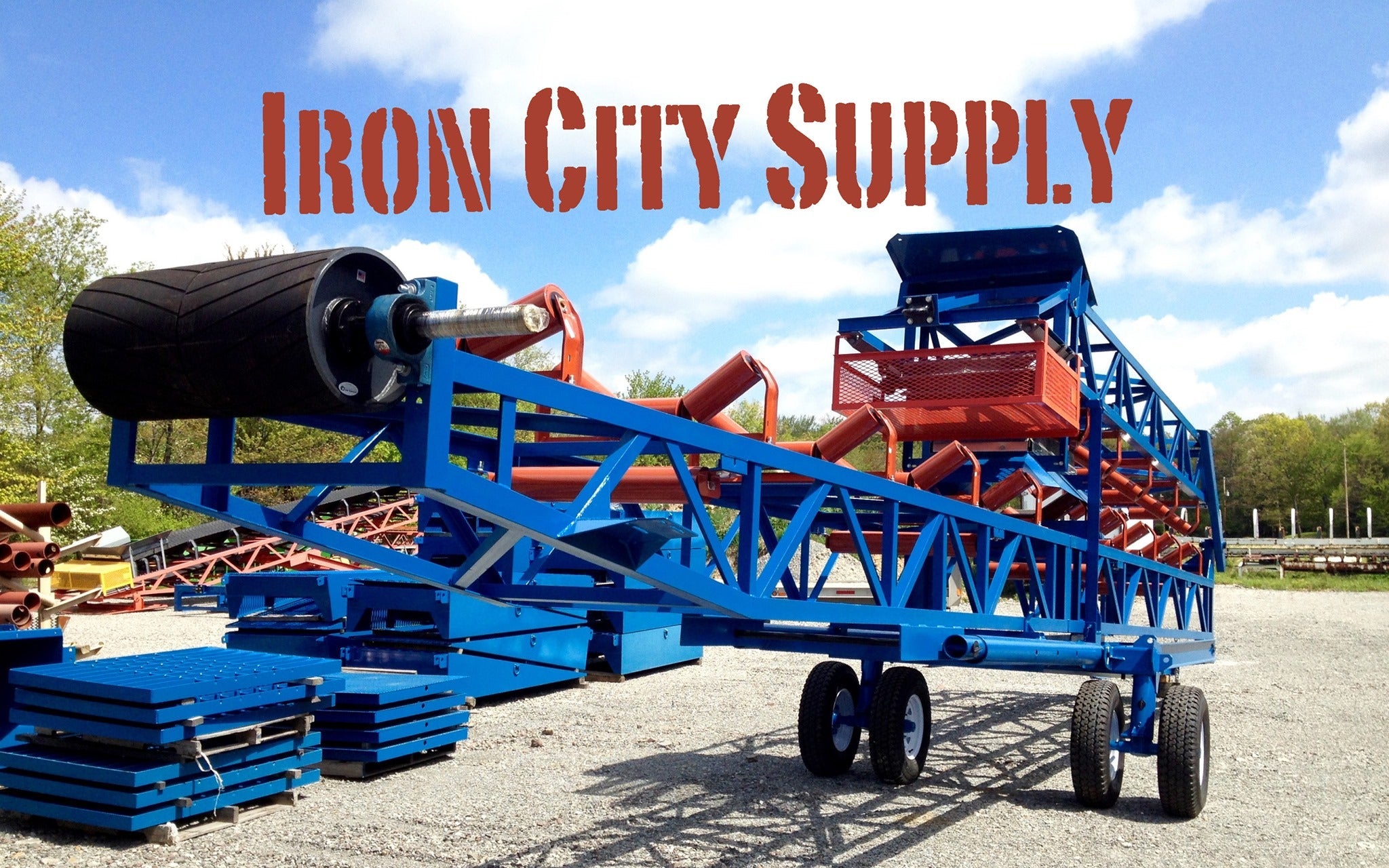Portable Radial Stackers | Pit-Portable & Mobile Conveyors – Iron City ...